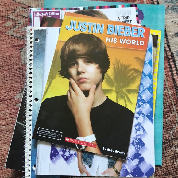 Other | Collection Of Justin Bieber Magazinesbookstationary | Poshmark